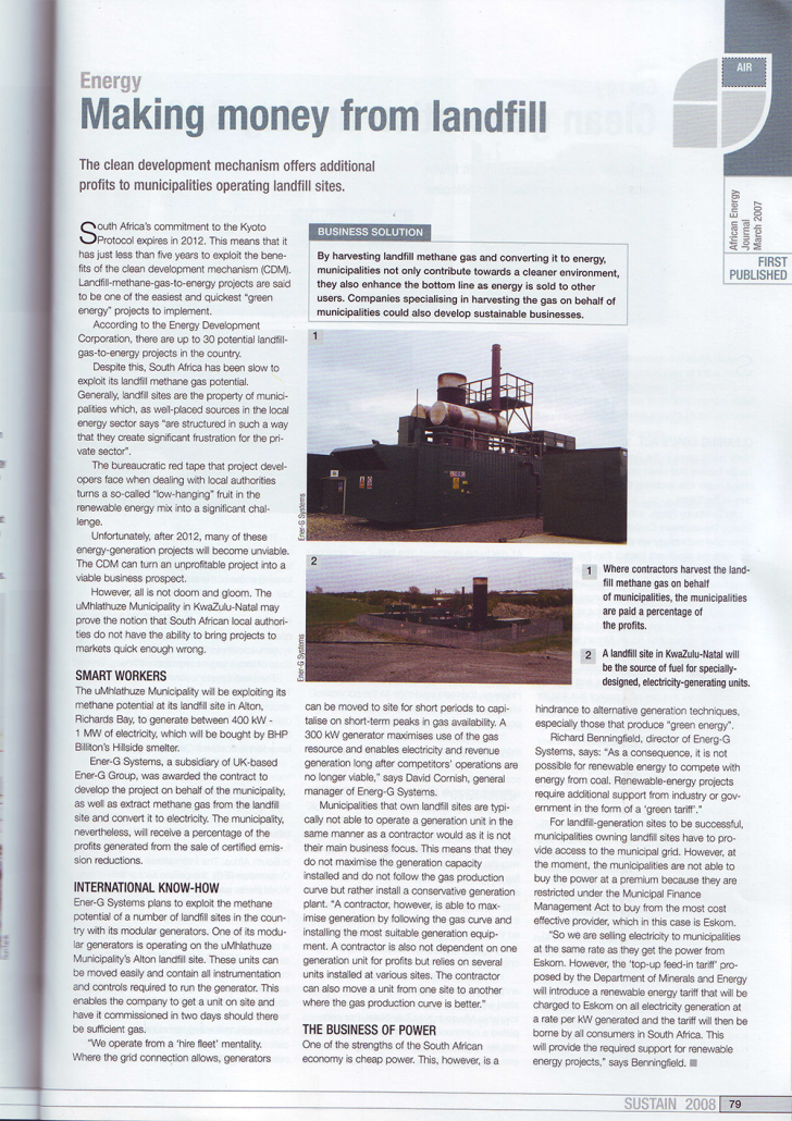 Alton Project African Energy Art - Energy Systems SA